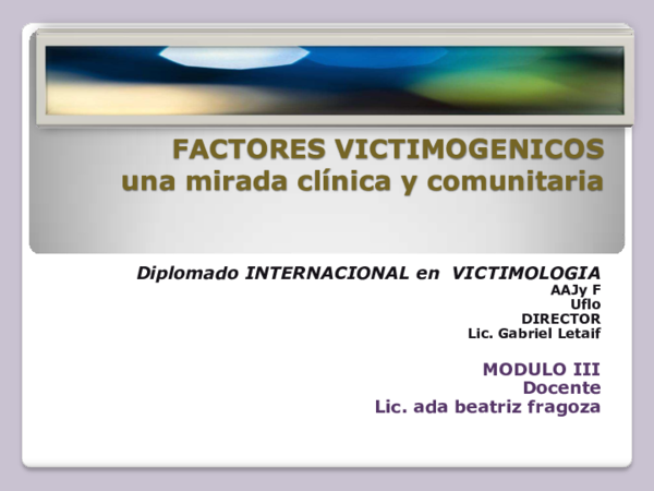 (PDF) Victimologia
