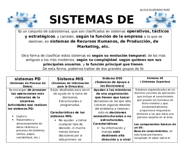 (DOC) Sistemas de informacion