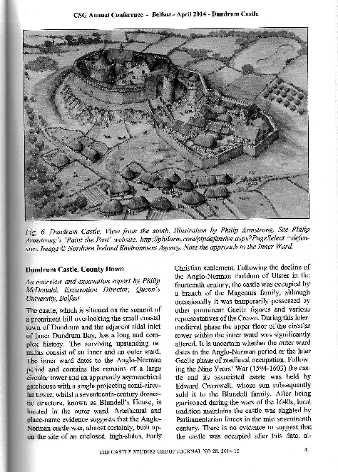(PDF) Dundrum Castle, County Down: An Overview and Excavation Report