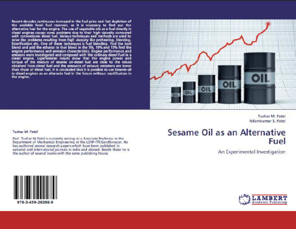 (PDF) Sesame Oil as an Alternative Fuel: An Experimental Investigation