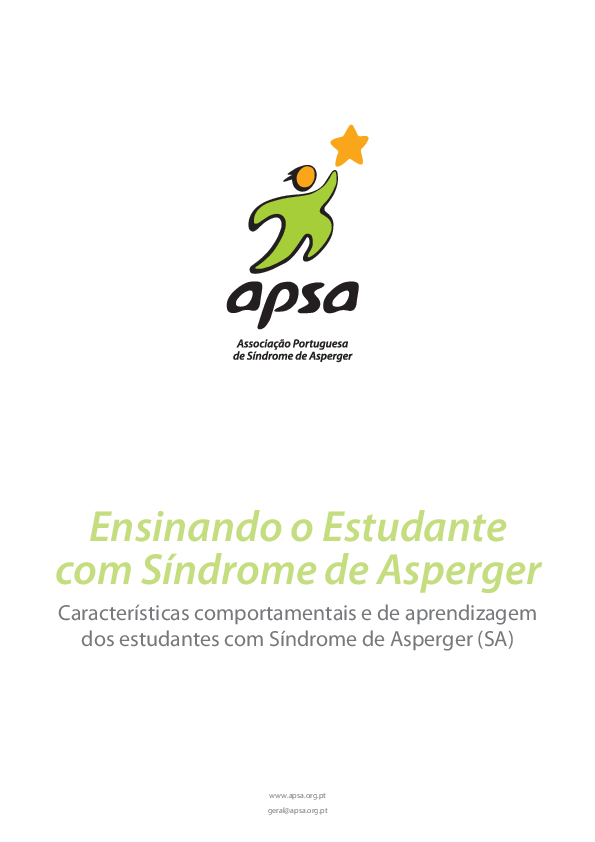 (PDF) Ensinando o estudante com Sindrome de Asperger