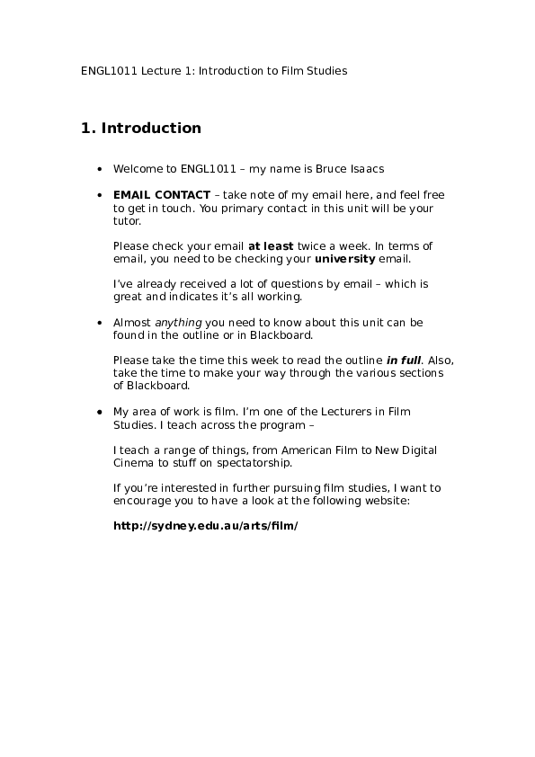 (DOC) Lecture 1-Blackboard Notes