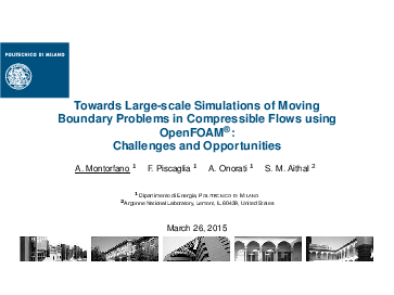 (PDF) Towards Large-scale Simulations of Moving Boundary Problems in Compressible Flows using ...