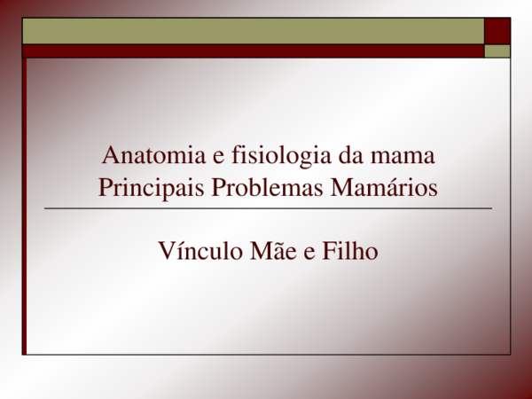 (PDF) Anatomia e fisiologia da mama PDF