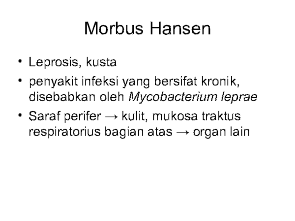 (PPT) Morbus Hansen