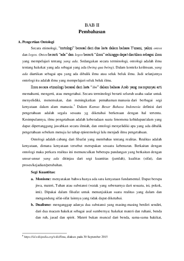 (PDF) Ontologi, Metafisika, dan Komunikasi