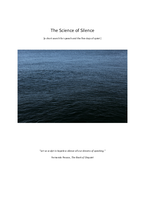 (PDF) The Science of Silence