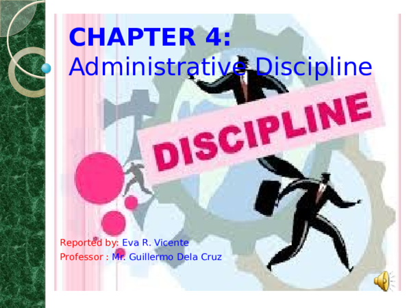(PPT) Administrative Discipline
