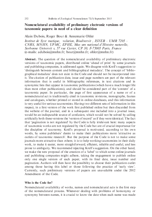 apa compliant taxonomy table