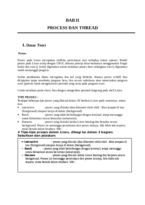 (PDF) PROCESS DAN THREAD