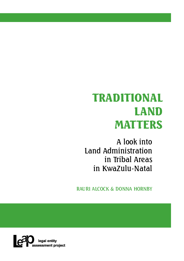 (PDF) Traditional Land Matters