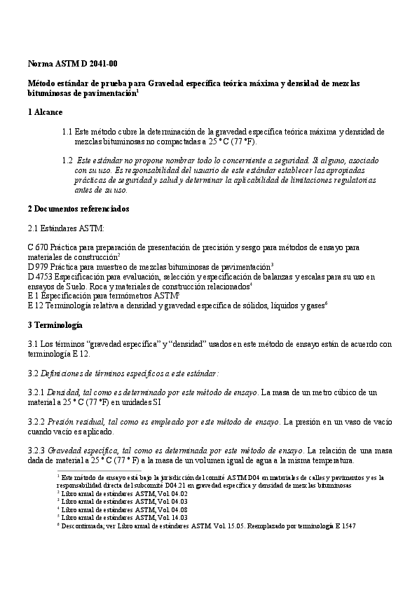 (PDF) 59341222-ASTM-D-2041-Gravedad-Especifica-Maxima-Teorica-en ...