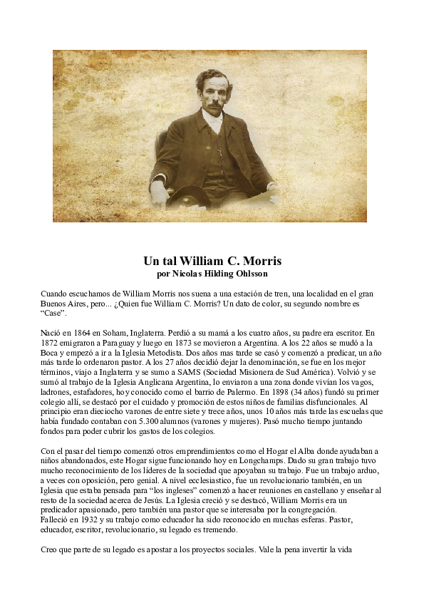 (PDF) Un tal William C. Morris
