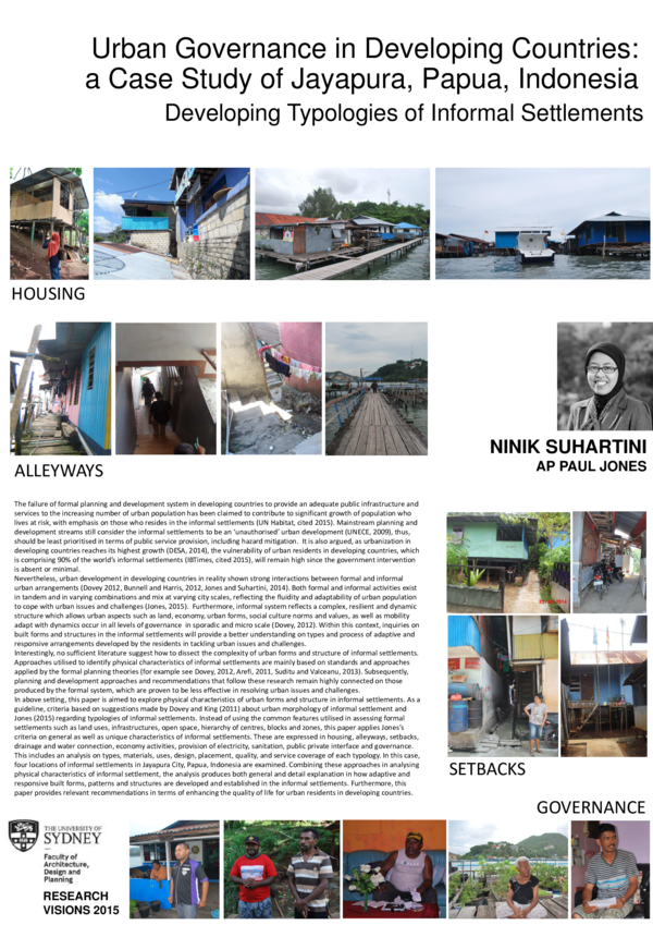 (PDF) Developing Typologies of Informal Settlements