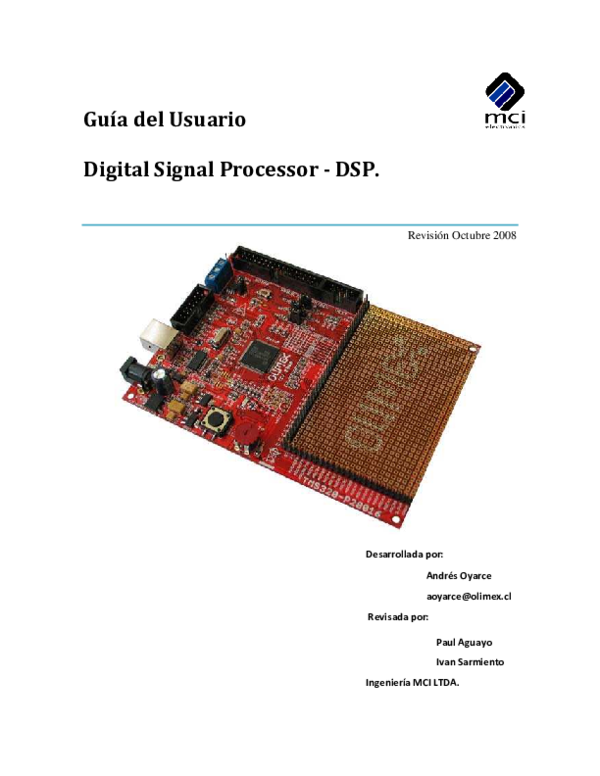 (PDF) MCI-Tutorial DSP (1)