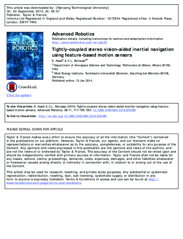 Tightly-Coupled Stereo Vision-Aided Inertial Navigation using Feature ...