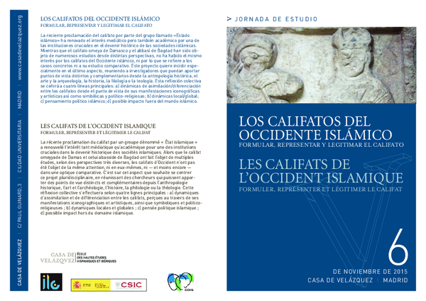 (PDF) "Los Califatos del Occidente Islámico. Formular, representar y ...