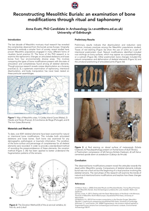 (PDF) Reconstructing Mesolithic Burials: an examination of bone ...