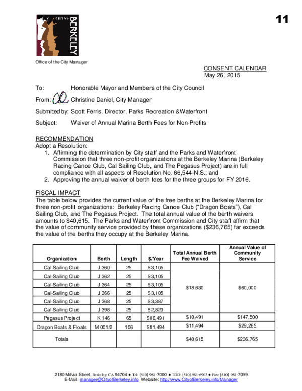 (PDF) City Council Report