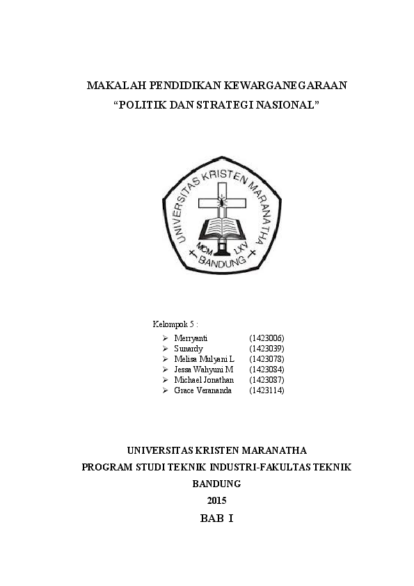 (DOC) STRATEGI HANKAM NEGARA