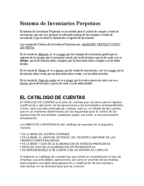 (DOC) Sistema de Inventarios Perpetuos Metodos de valuacion