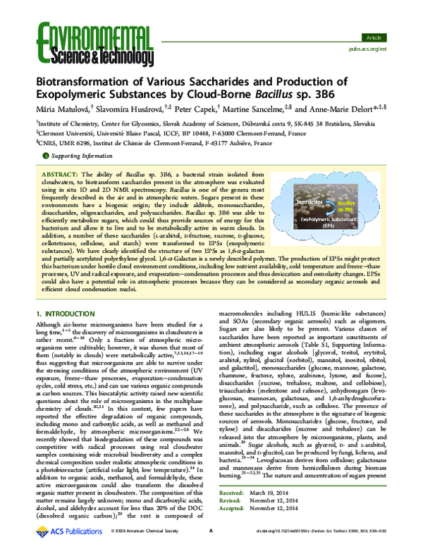 (PDF) Biotransformation of Various Saccharides and Production of ...