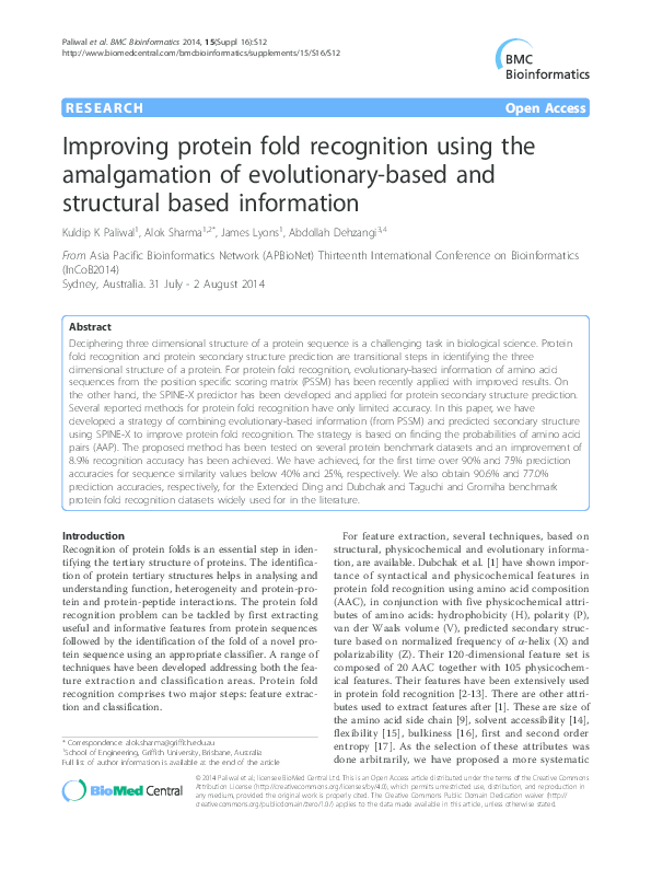(PDF) Classification of Protein 3D Folds by Hidden Markov Learning on Sequences of Structural ...