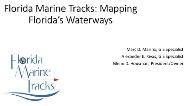 (PDF) Florida Marine Tracks-Mapping Florida's Waterways