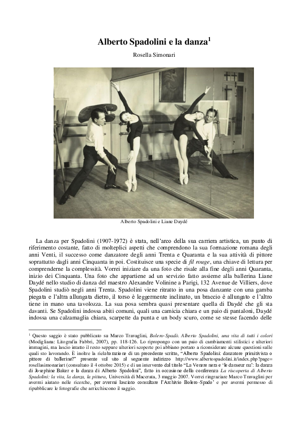 (PDF) Femminile/Maschile nel corpo danzante: Il lago dei cigni | Rita ...