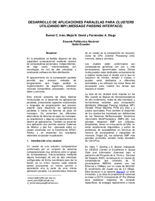 (PDF) Ejemplo de Paper
