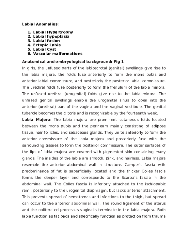 (DOC) Labial Anomalies