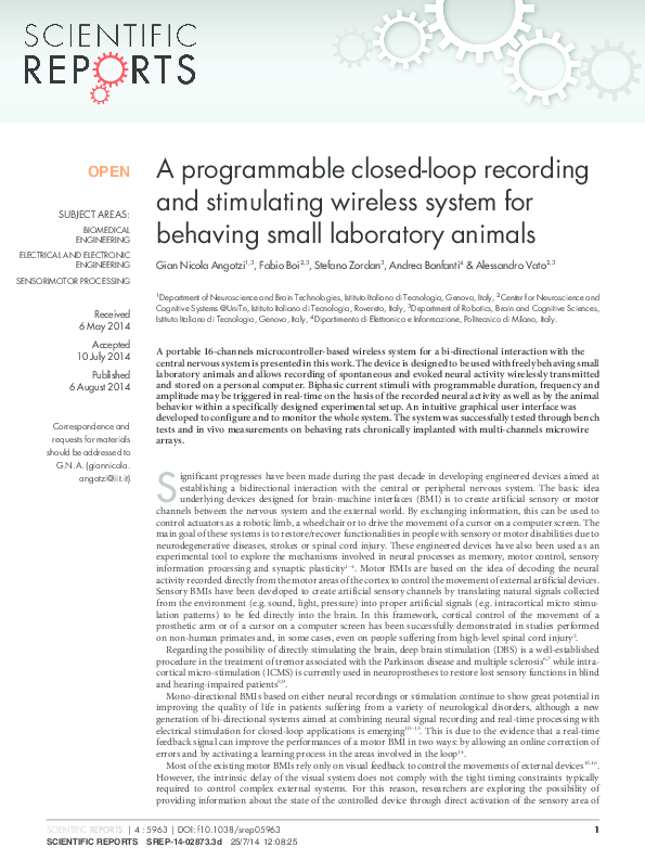 (PDF) A programmable closed-loop recording and stimulating wireless ...