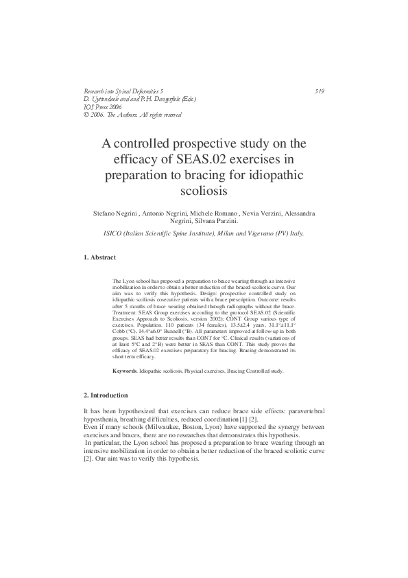 (PDF) A controlled prospective study of SEAS.02 exercises in ...