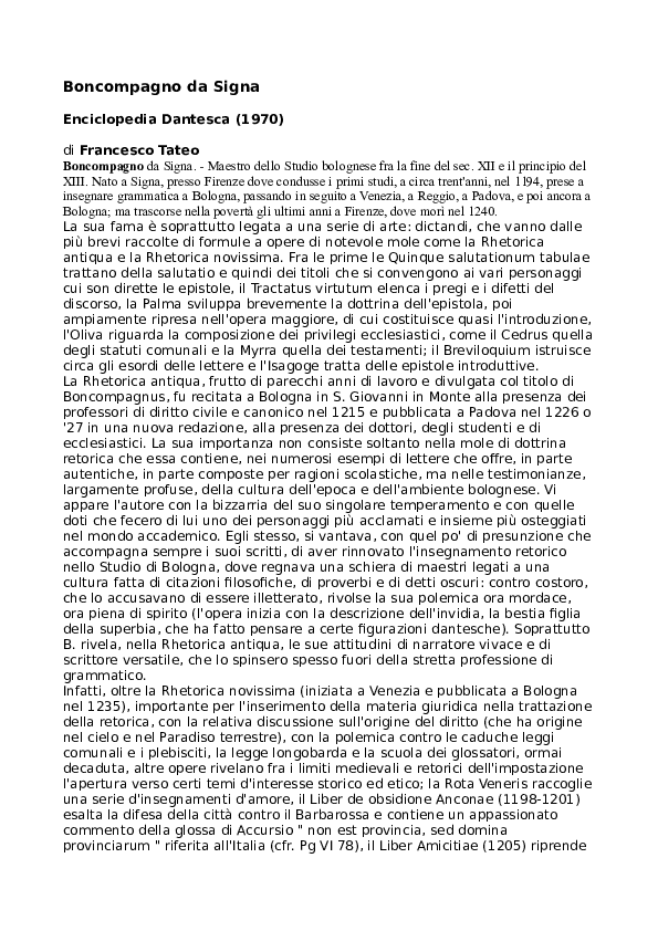 (DOC) Boncompagno da Signa