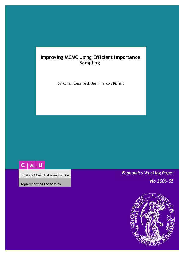 (PDF) Improving MCMC, using efficient importance sampling