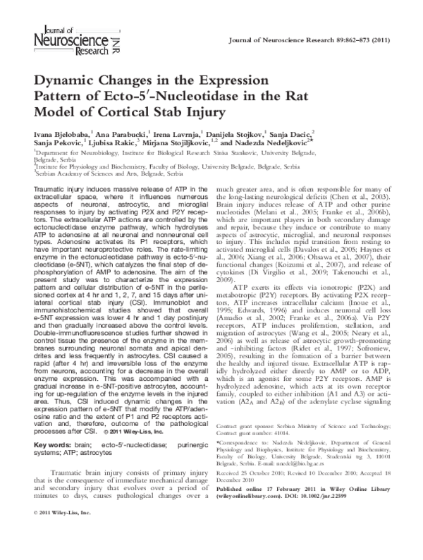 (PDF) J Neurosci Res