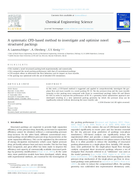 (PDF) A systematic CFD-based method to investigate and optimise novel ...