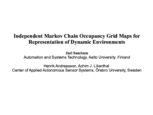 Pdf Presentationiros 2012 Independent Markov Chain Occupancy Grid Maps For Representation Of
