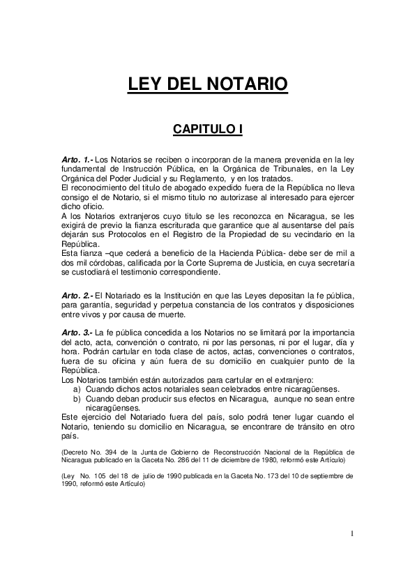 (PDF) LEY DEL NOTARIO