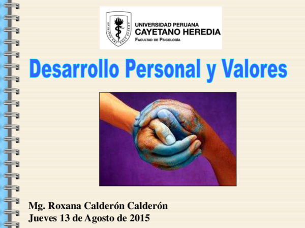 (PDF) Desarrollo Personal y Valores