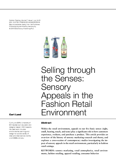 (PDF) Selling through the Senses: Sensory Appeals in the Fashion Retail ...
