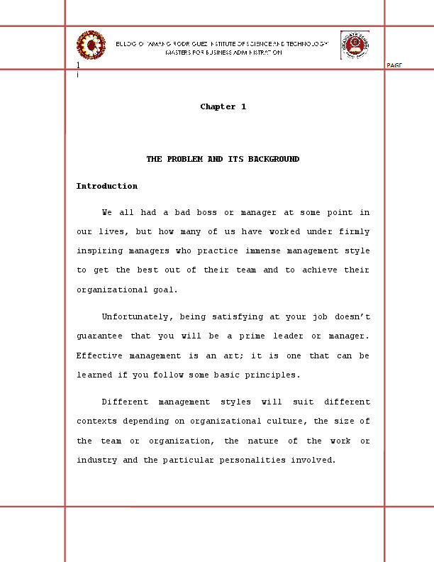 (DOC) Management Styles