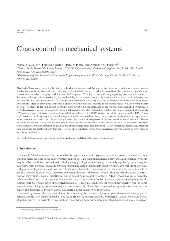 Bifurcation And Chaos Theory In Electrical Power Systems Analysis And