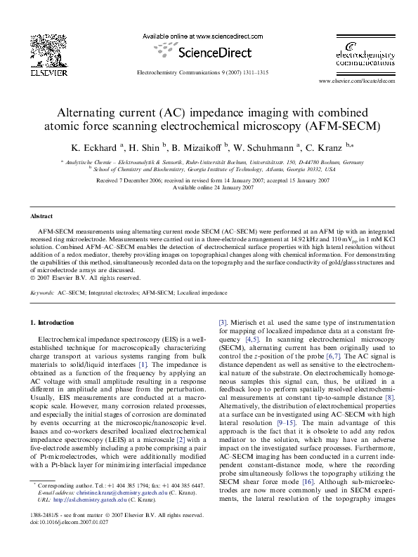 (PDF) Alternating current (AC) impedance imaging with combined atomic ...