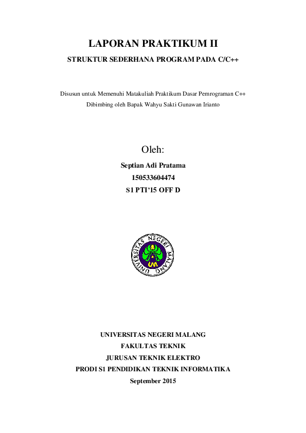 (PDF) Laporan DPK Modul 2