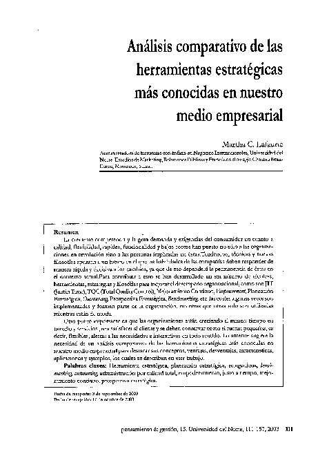(PDF) Analisis comparativo