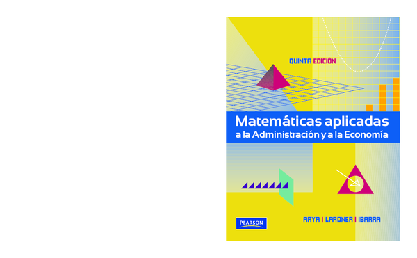 Pdf Matematicas Aplicadas A La Administracion Airya 5edi 5970