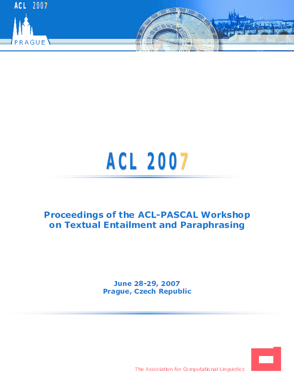 (PDF) Precision-focused textual inference | Daniel Bobrow - Academia.edu