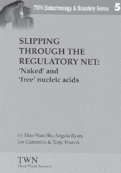 (PDF) SLIPPING THROUGH THE REGULATORY NET: 'Naked' and 'free' nucleic acids