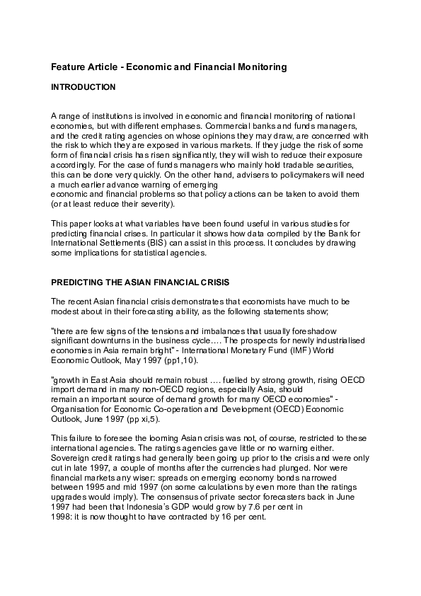 (DOC) Economic and financial monitoring